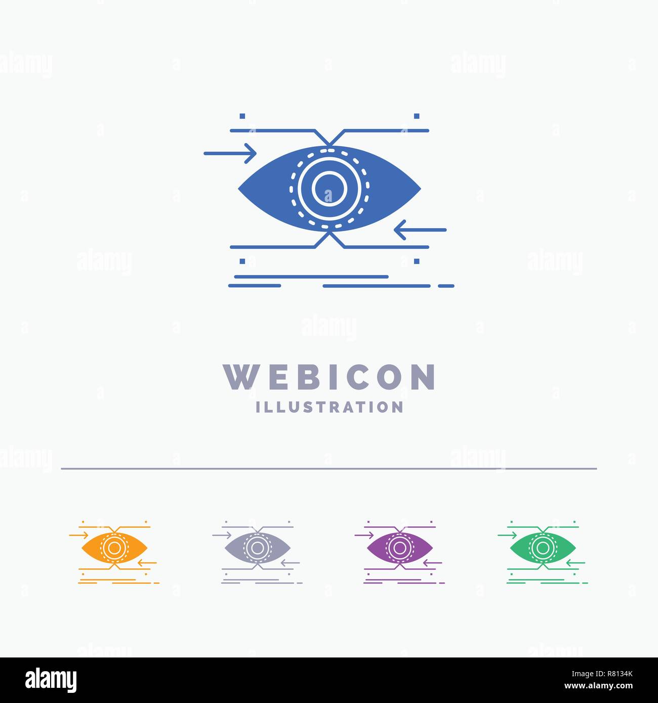 Focused on eyes Stock Vector Images - Alamy