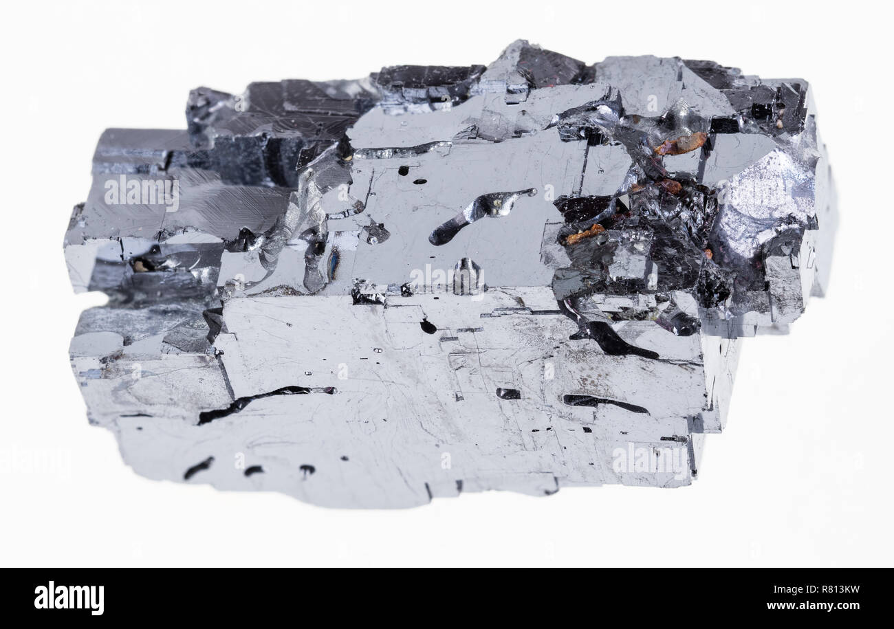 macro photography of natural mineral from geological collection - rough ...