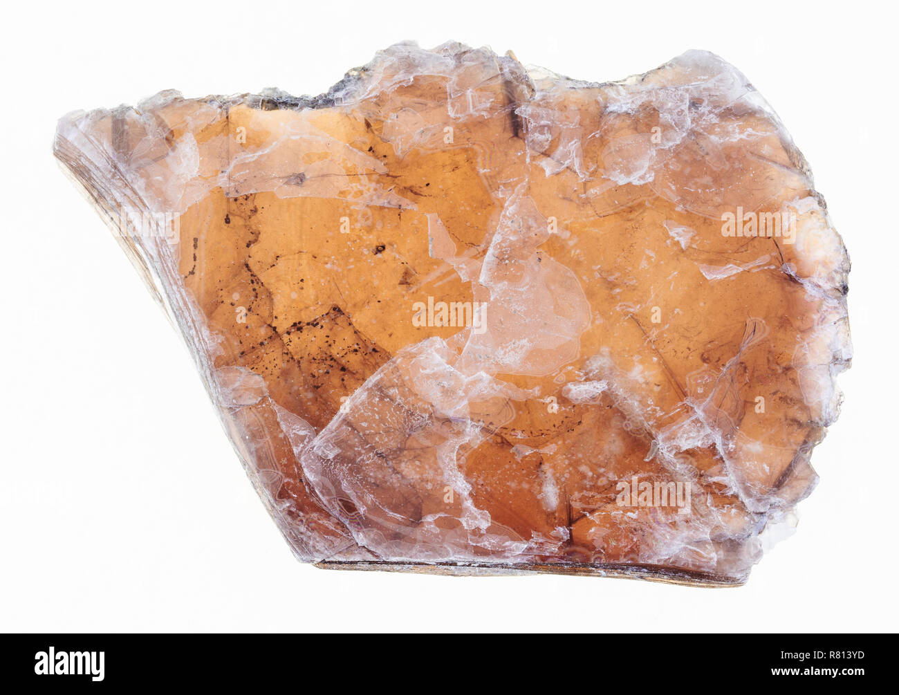 macro photography of natural mineral from geological collection - rough ...