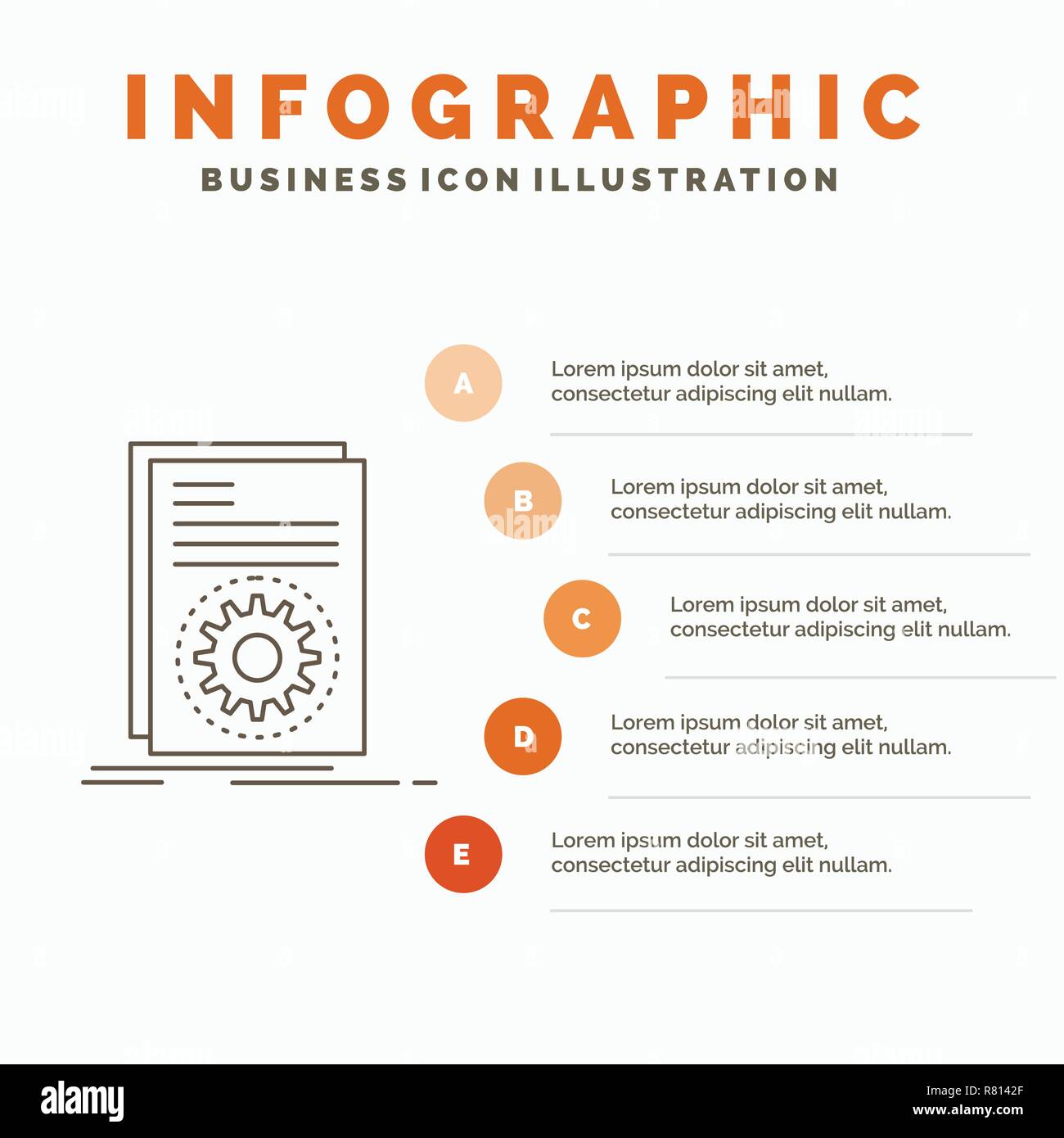 Code Executable File Running Script Infographics Template For Website And Presentation Line