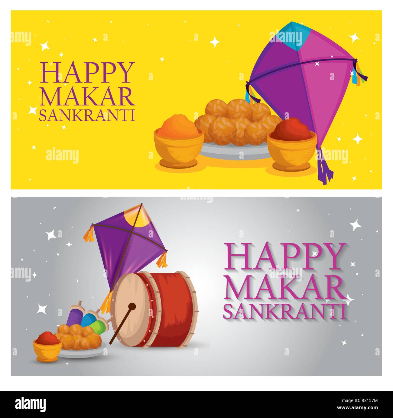 Sankrant food Stock Vector Images - Alamy