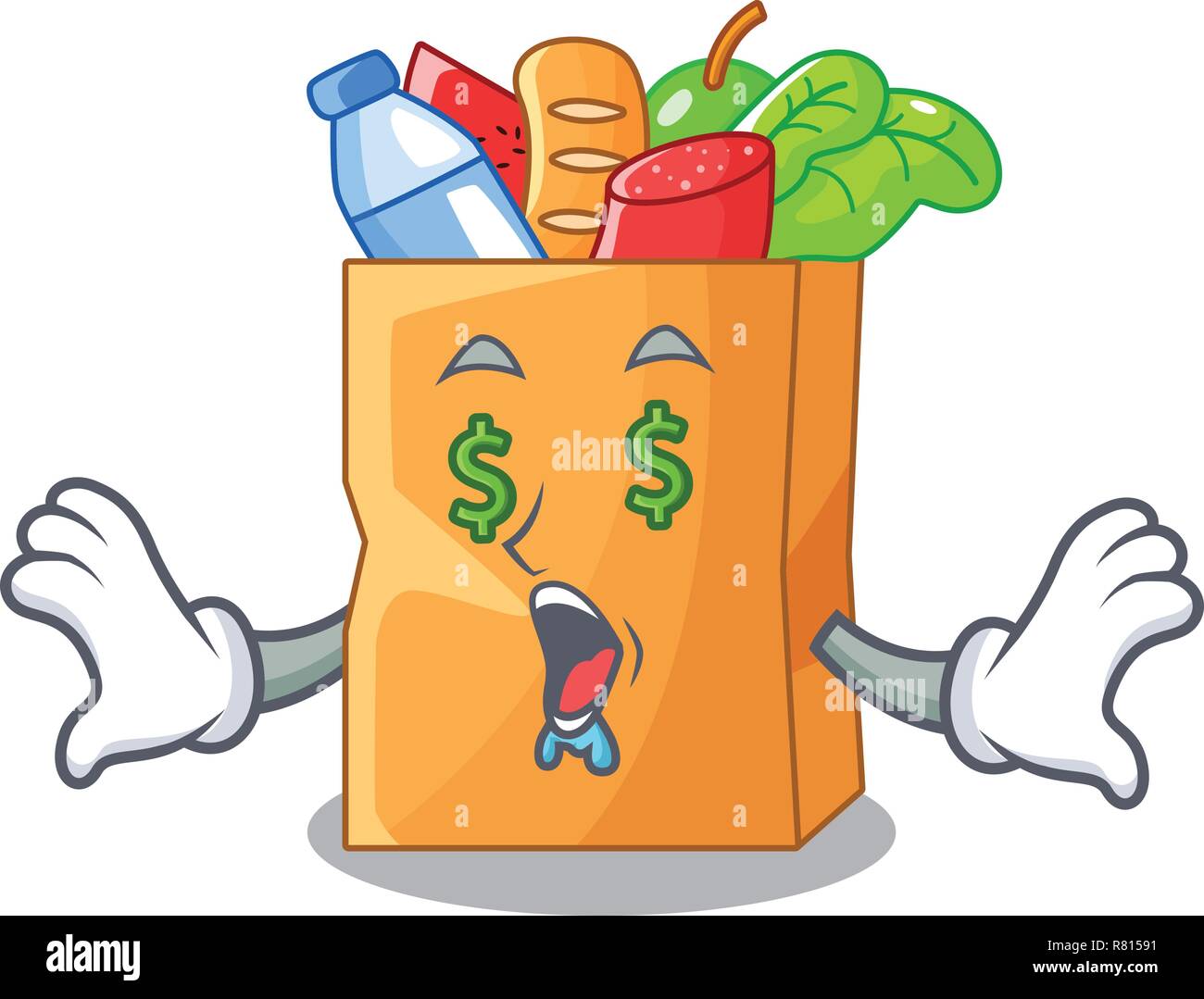 Plastic wrap money Stock Vector Images - Alamy
