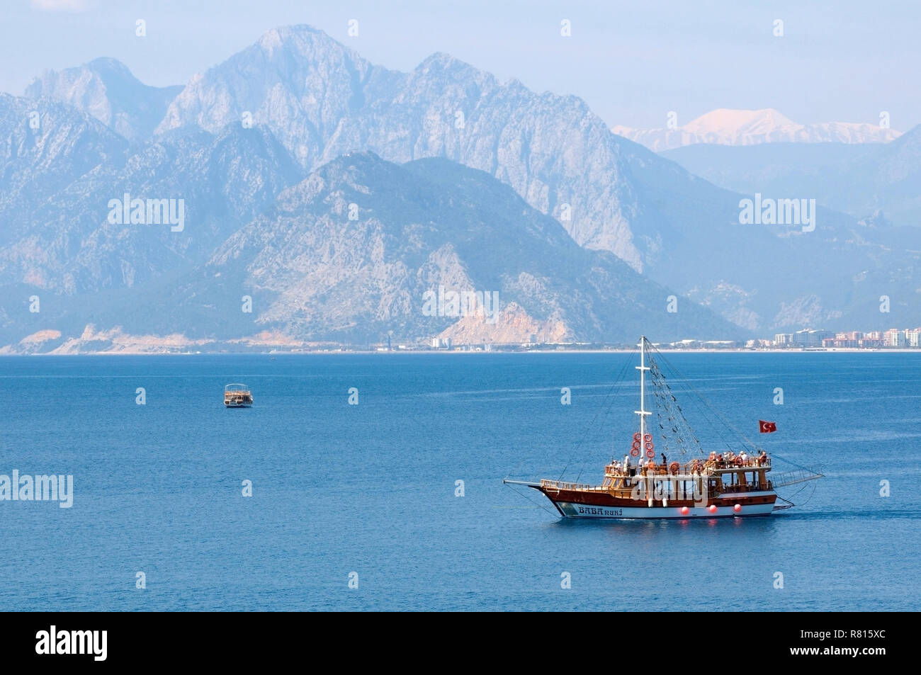 Excursion boat, Antalya, Turkey Stock Photo - Alamy