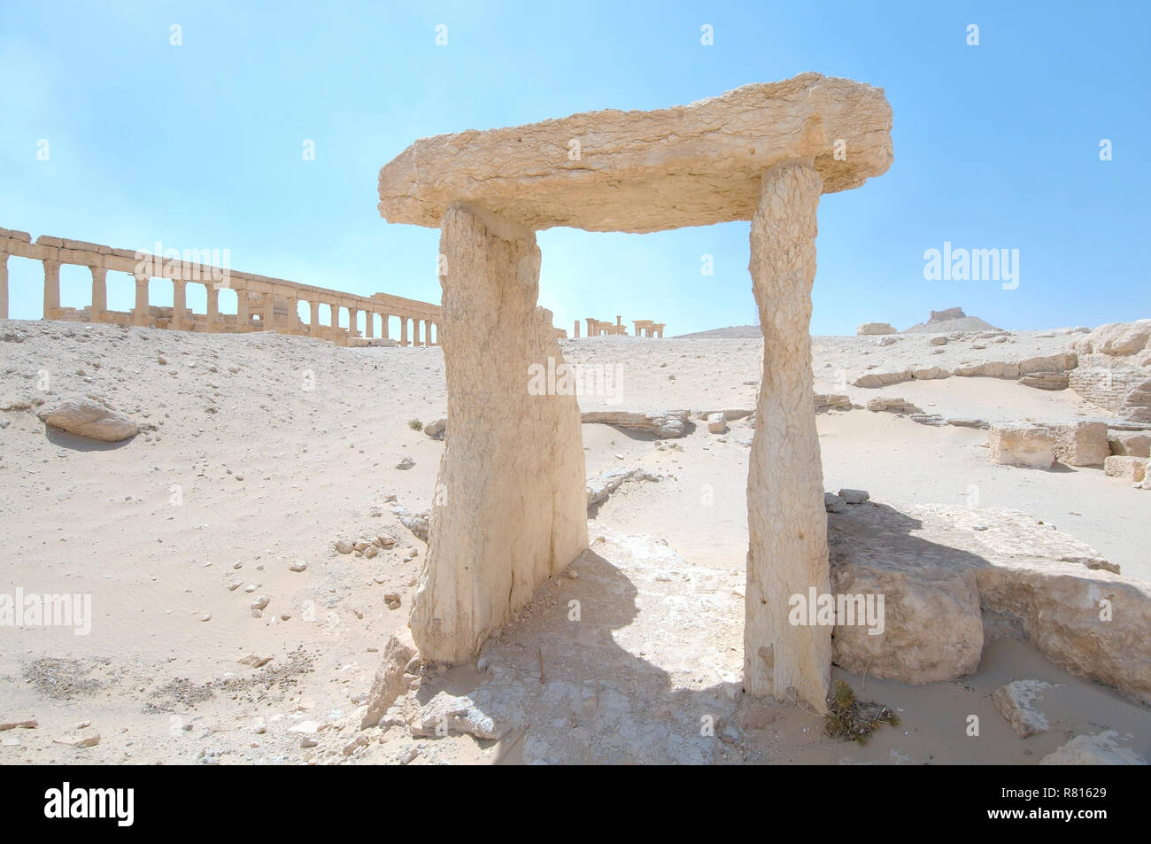 Gate of Heracles in the ancient city of Palmyra, Tadmur, Palmyra ...