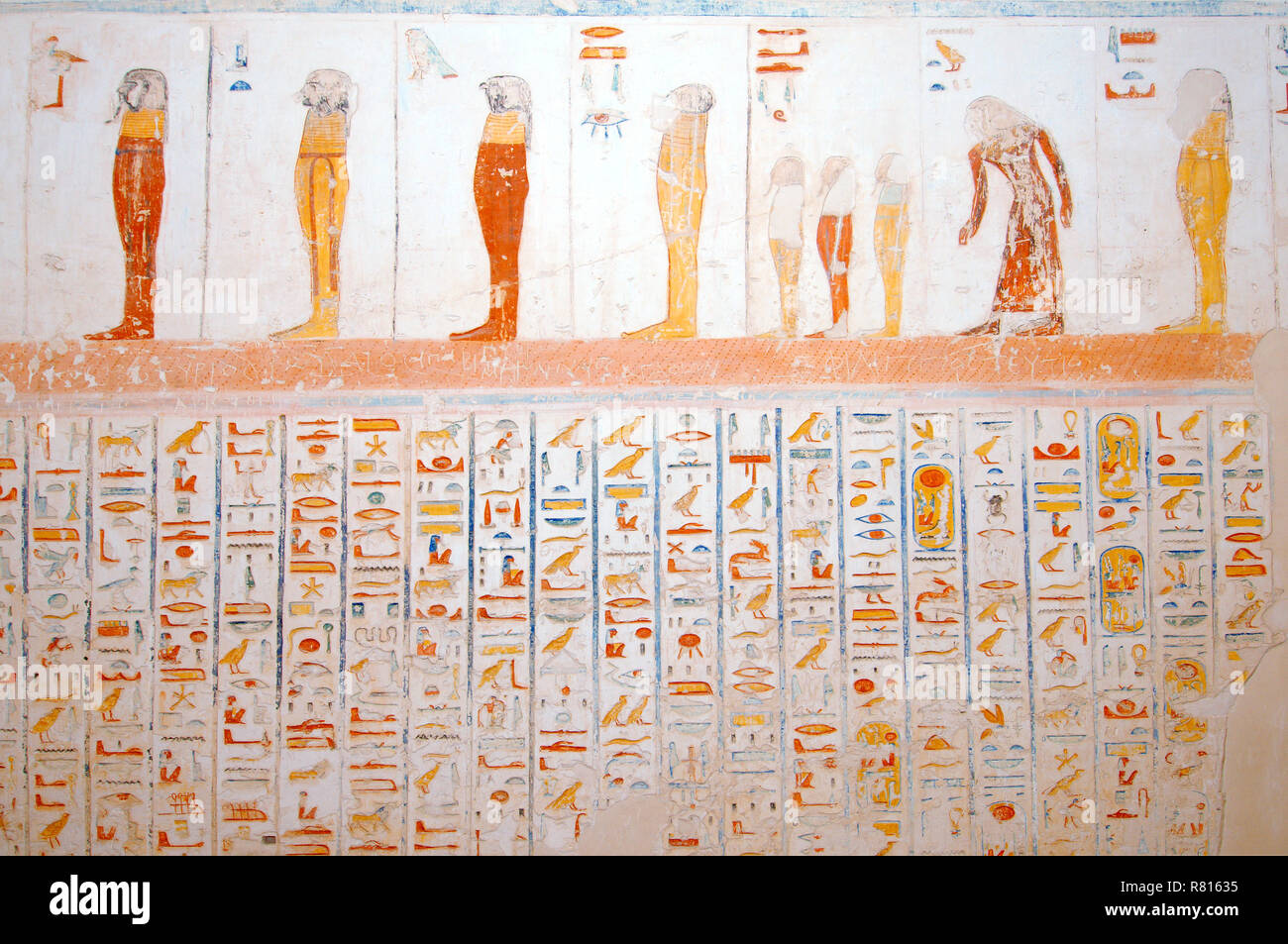 The royal tomb of Ramesses IV, KV2, inside, Valley of the Kings, Luxor ...