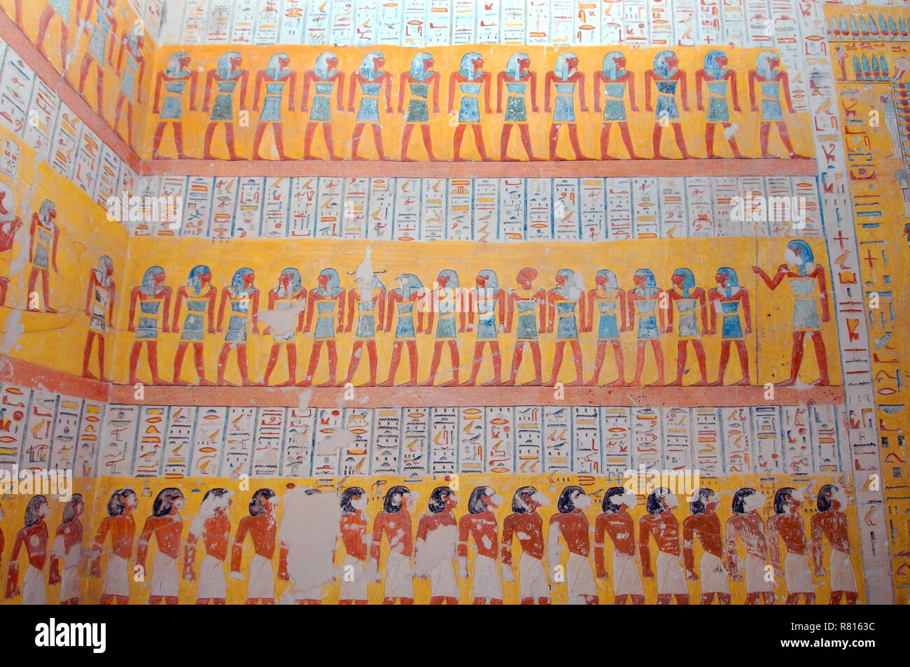 The royal tomb of Ramesses IV, KV2, inside, Valley of the Kings, Luxor ...