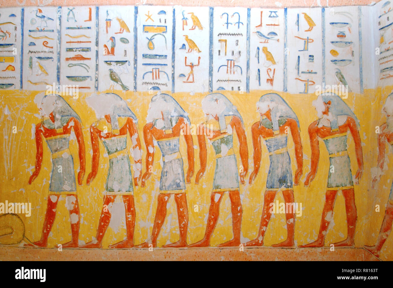 The royal tomb of Ramesses IV, KV2, inside, Valley of the Kings, Luxor ...