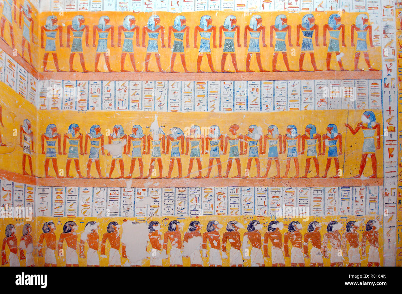 The royal tomb of Ramesses IV, KV2, inside, Valley of the Kings, Luxor ...