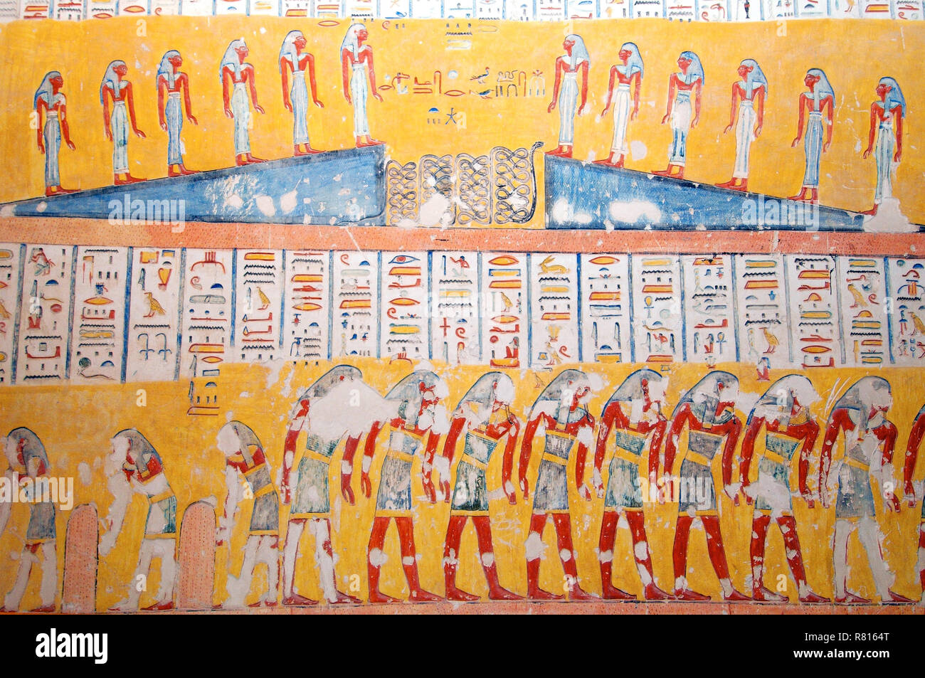 The royal tomb of Ramesses IV, KV2, inside, Valley of the Kings, Luxor ...