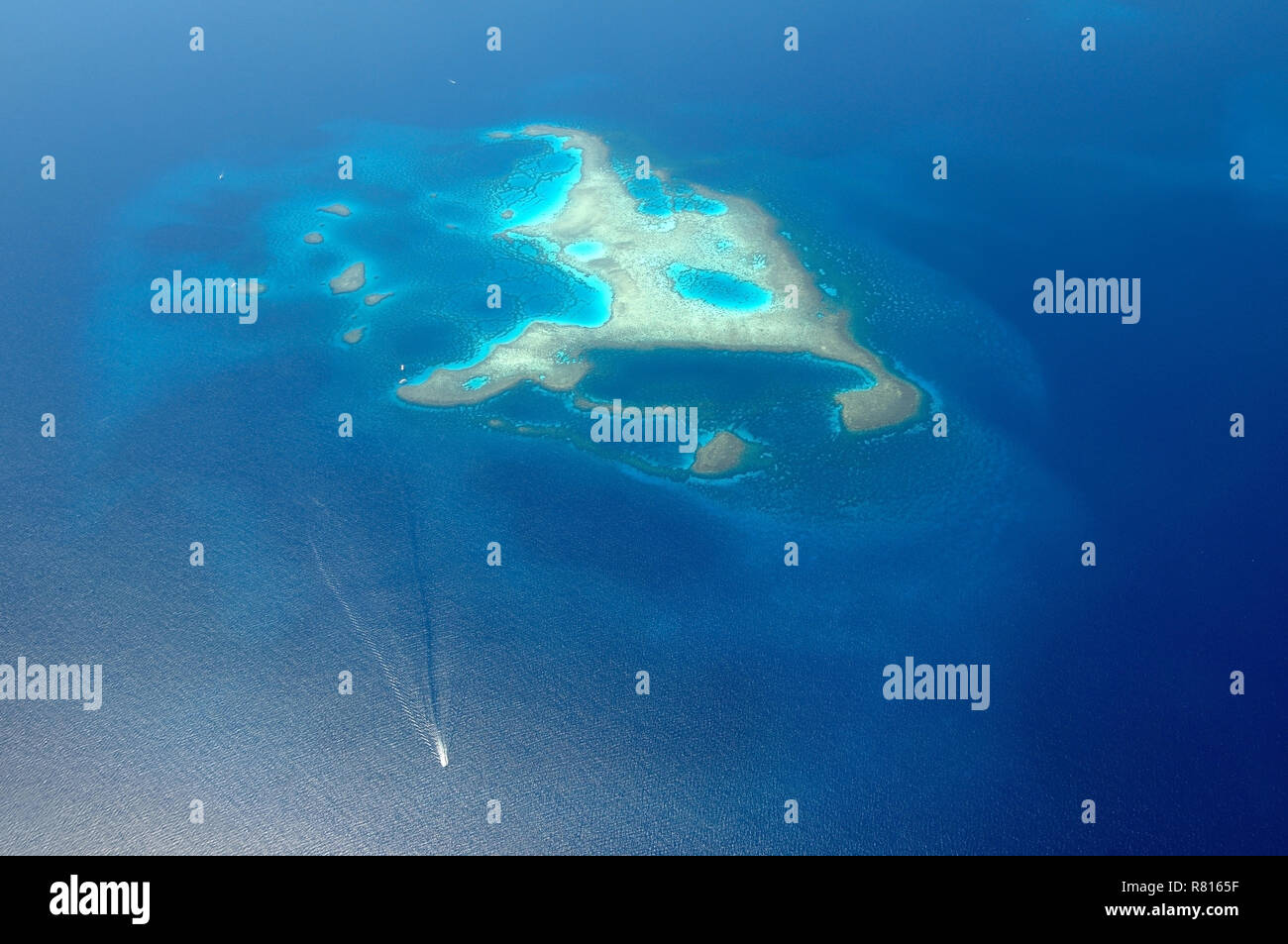 Aerial view, island in the Red Sea, off Hurghada, Egypt Stock Photo - Alamy