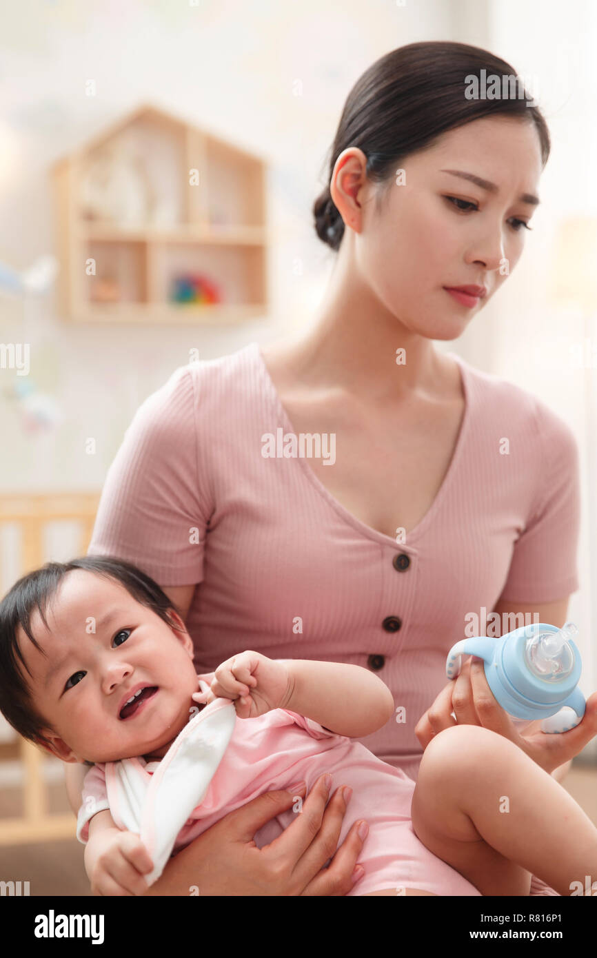 Mother and baby Stock Photo - Alamy