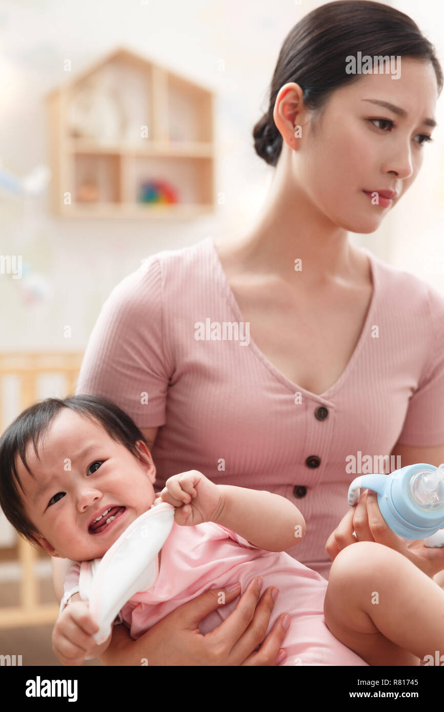 Mother and baby Stock Photo - Alamy