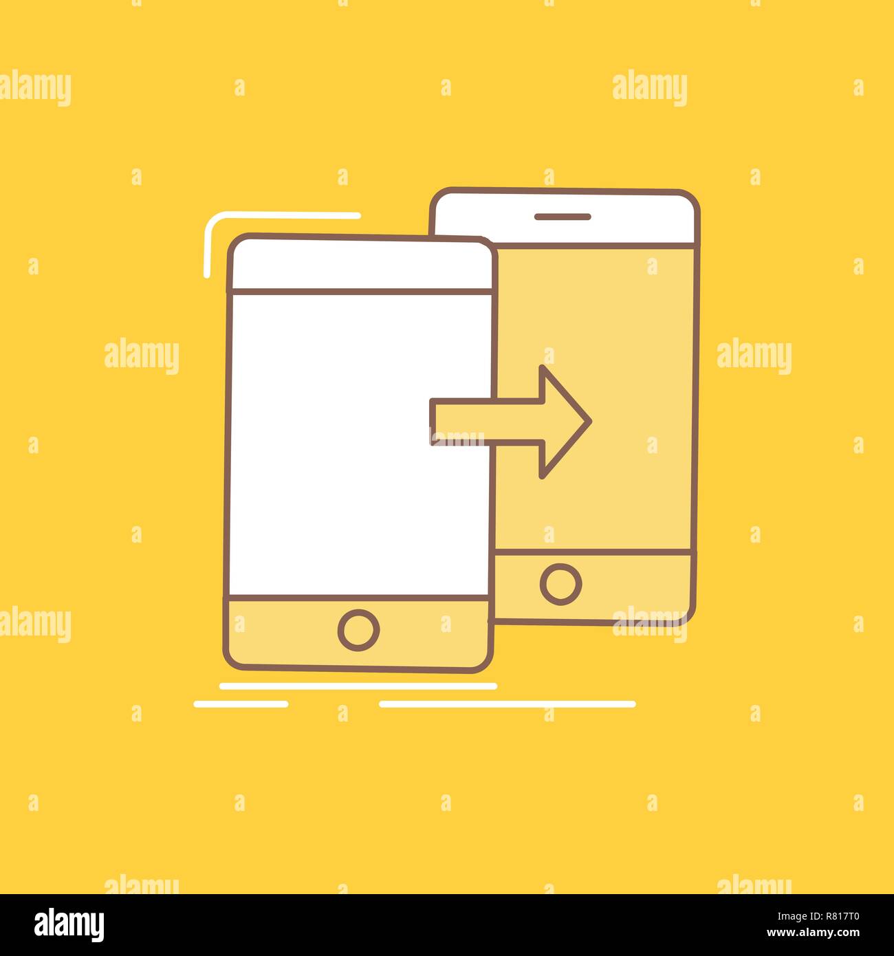 data, Sharing, sync, synchronization, syncing Flat Line Filled Icon ... data, Sharing, sync, synchronization, syncing Flat Line Filled Icon ...