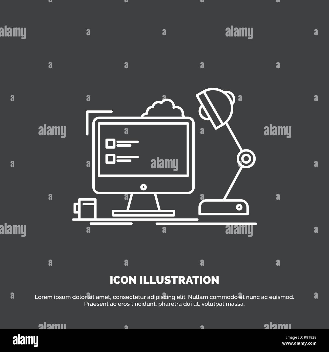 Workstation application Stock Vector Images - Alamy