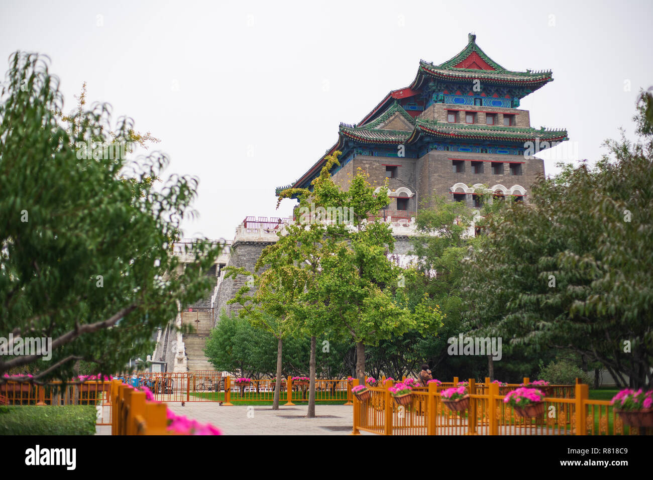 Beijing qianmen gate Stock Photo - Alamy