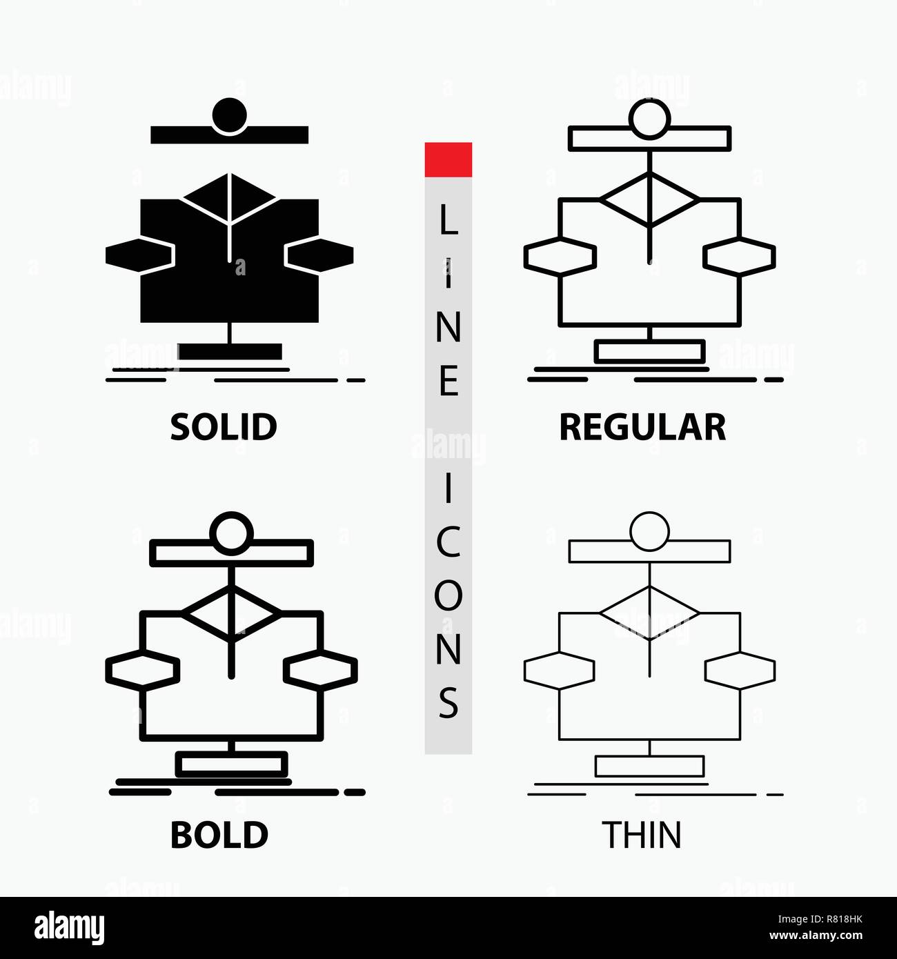 Abstract flowchart diagram computer program Cut Out Stock Images ...