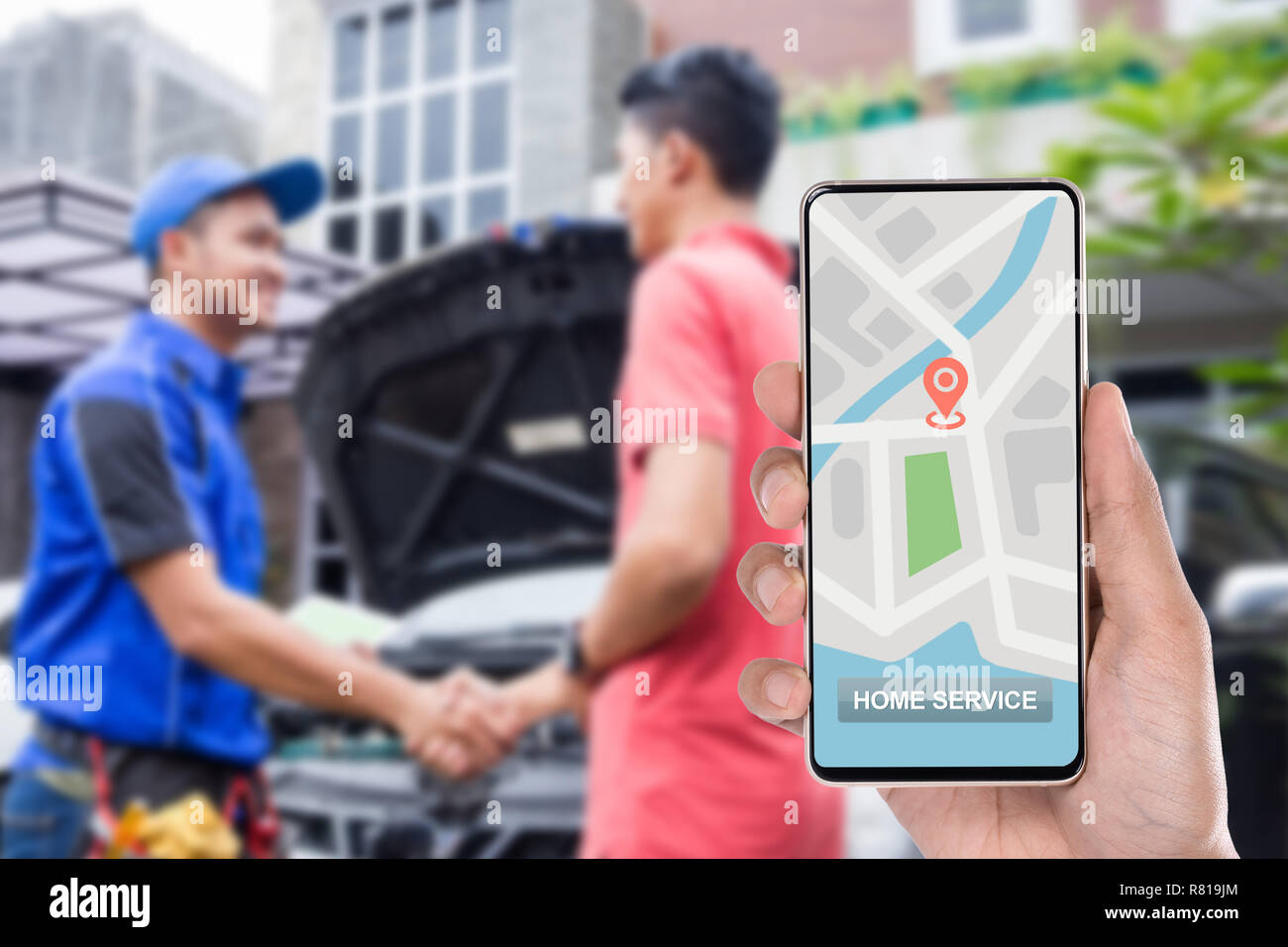 Ordering via an app hi-res stock photography and images - Alamy