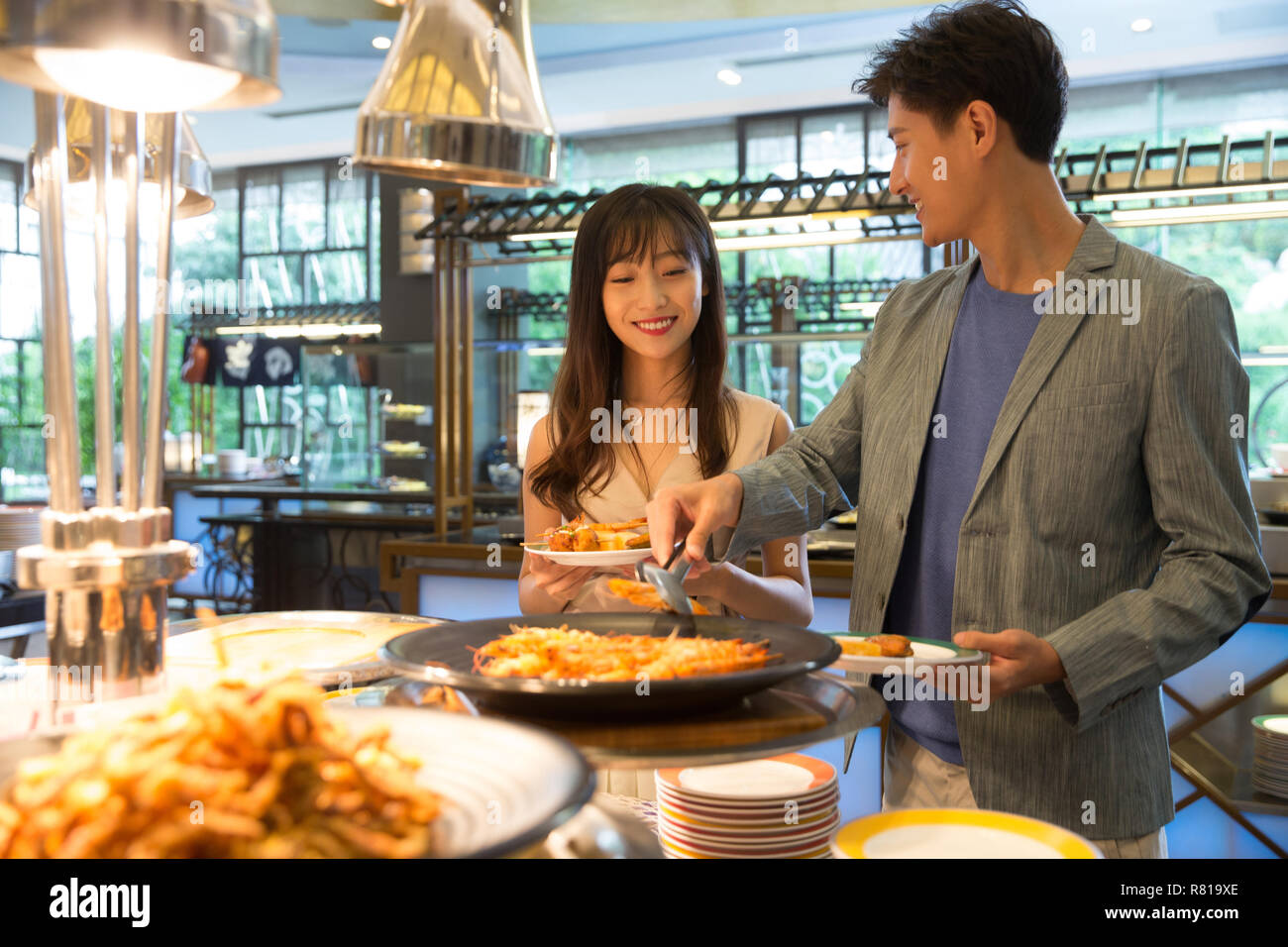 Buffet people hi-res stock photography and images - Alamy