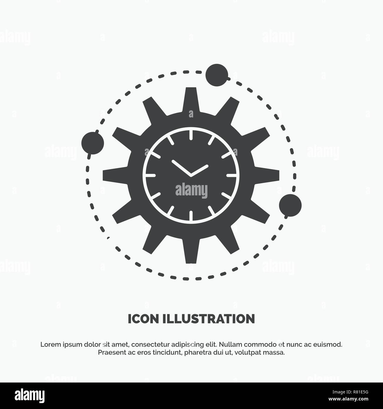 Production efficiency symbol Stock Vector Images - Alamy