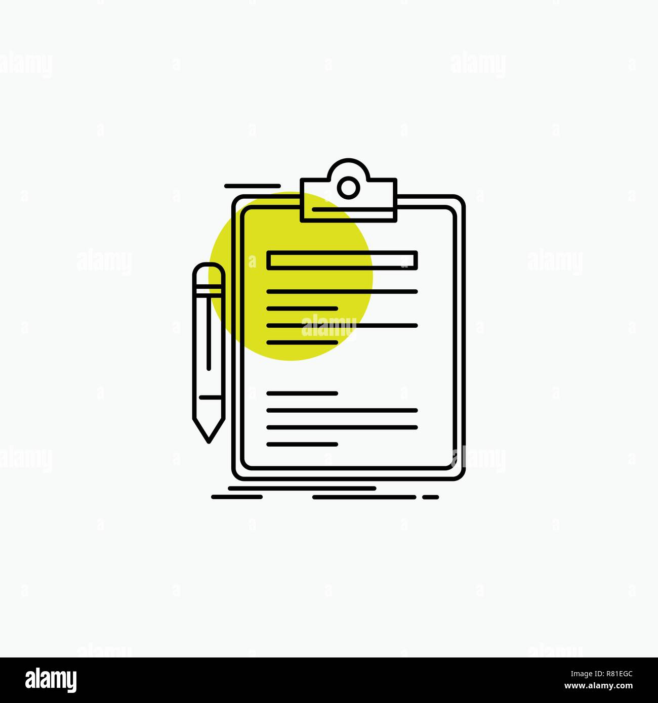 Check the contract Stock Vector Images - Alamy