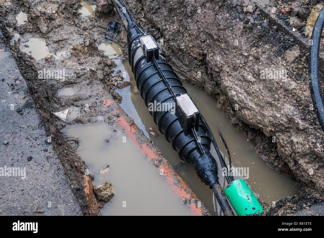 Main cable trench hi-res stock photography and images - Alamy