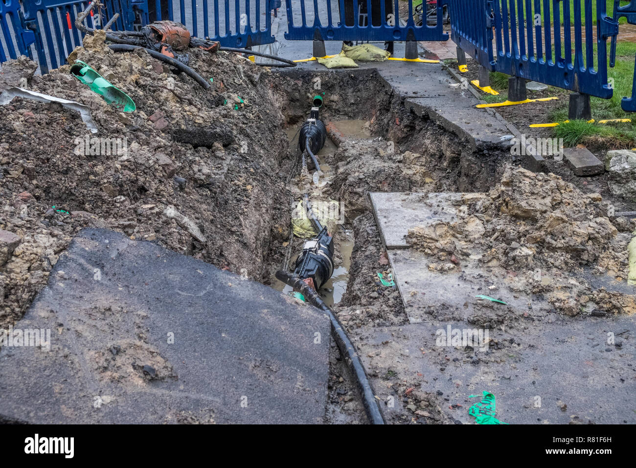Main cable trench hi-res stock photography and images - Alamy