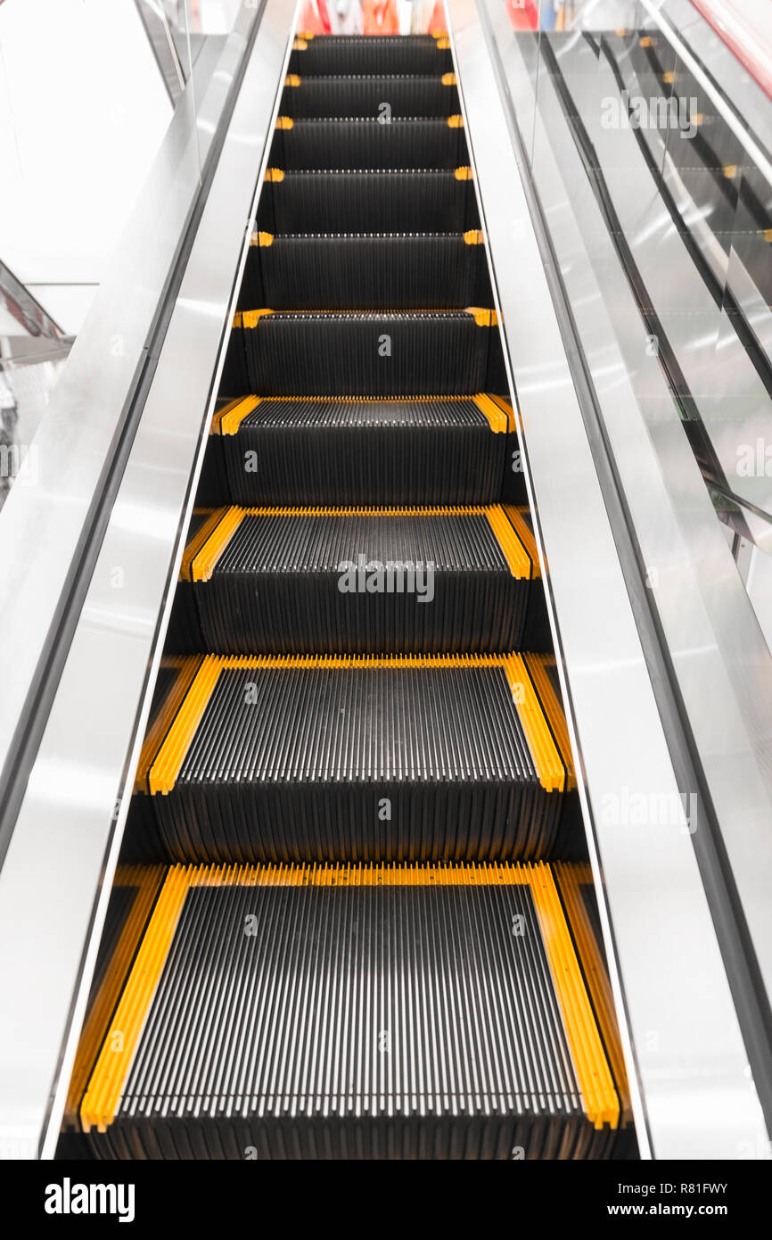 close up of escalator Stock Photo - Alamy