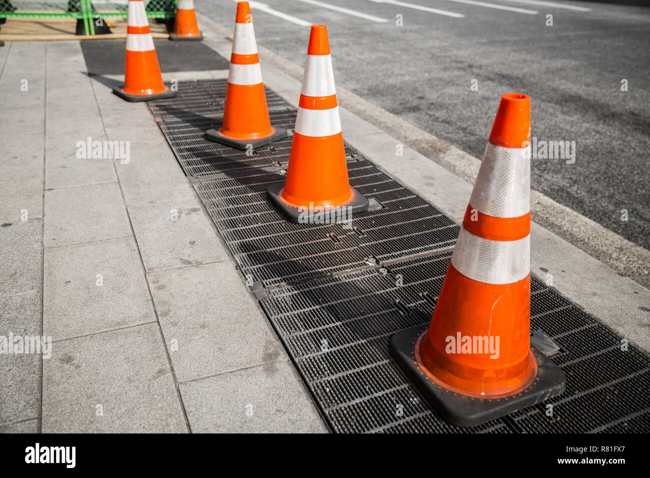 Traffic cone pylon hi-res stock photography and images - Alamy