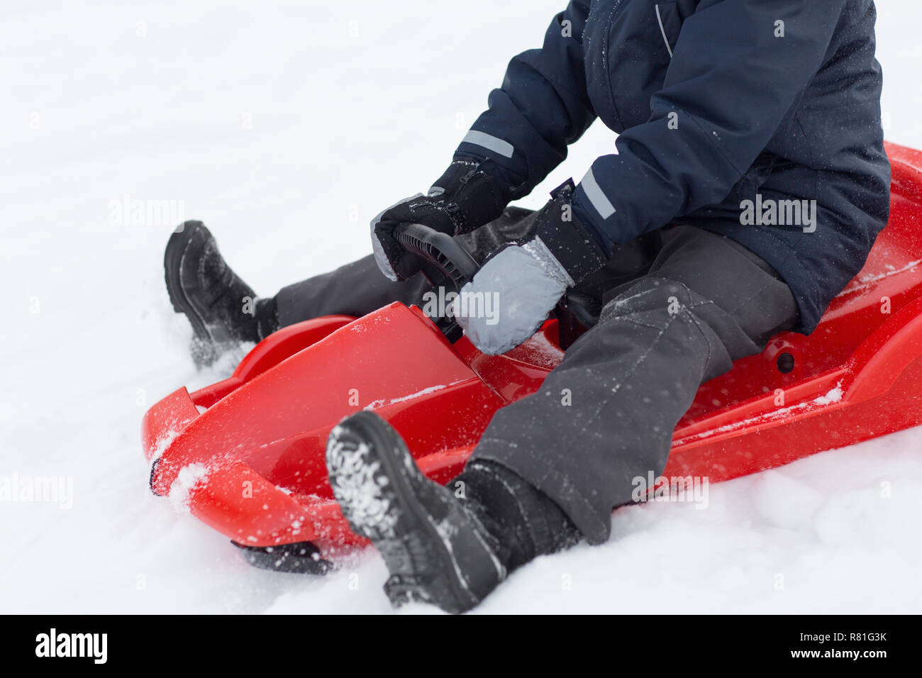 Winter sledging hi-res stock photography and images - Alamy