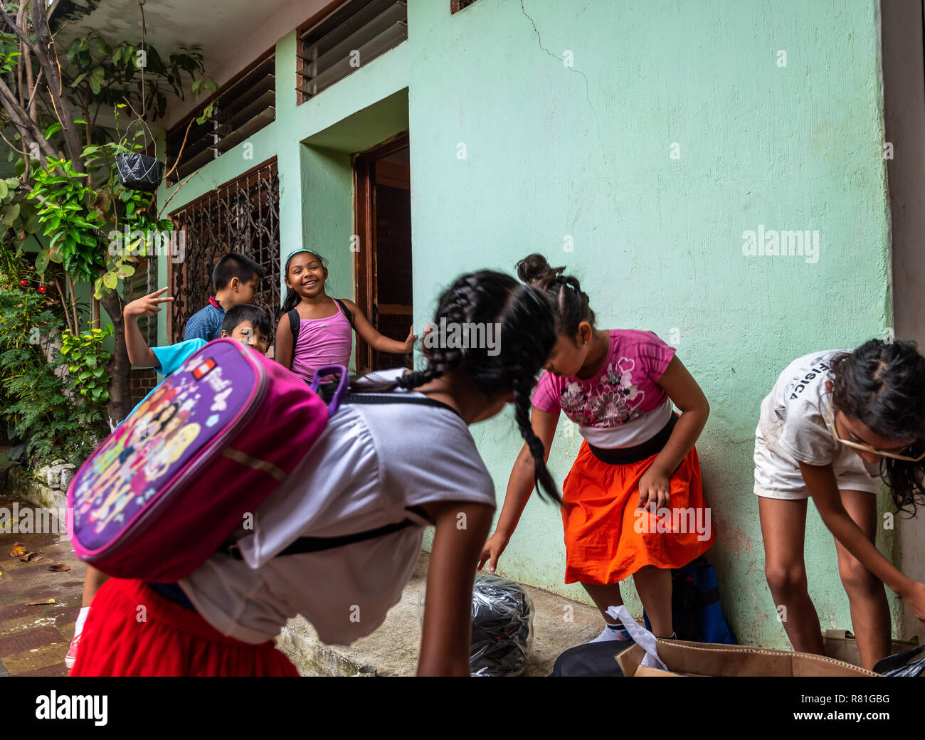 Children Helping Charity High Resolution Stock Photography and Images ...