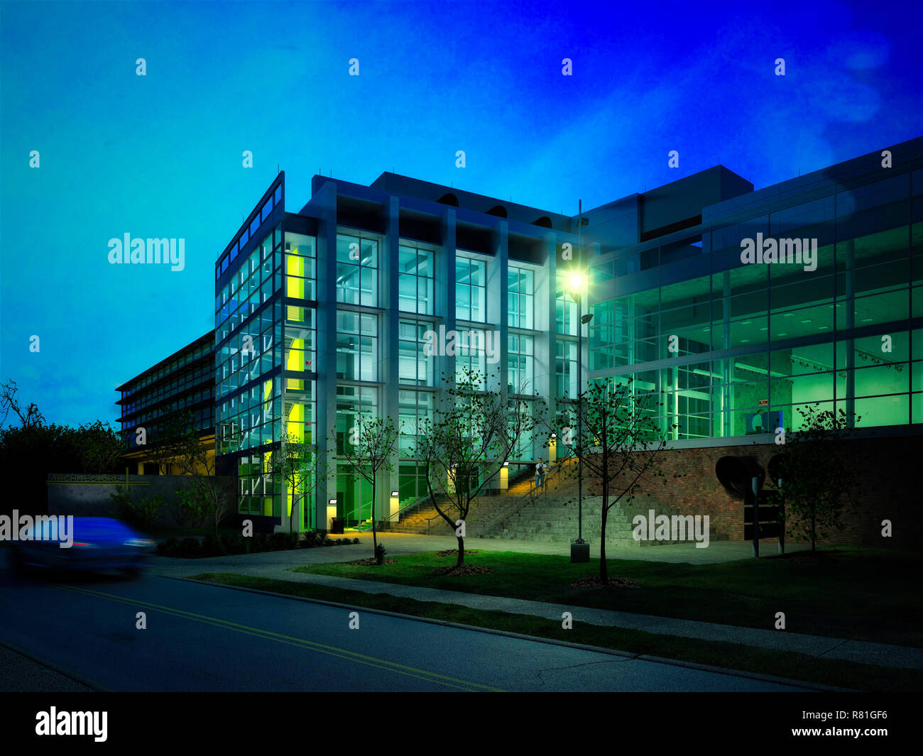 3d render city model hi-res stock photography and images - Alamy