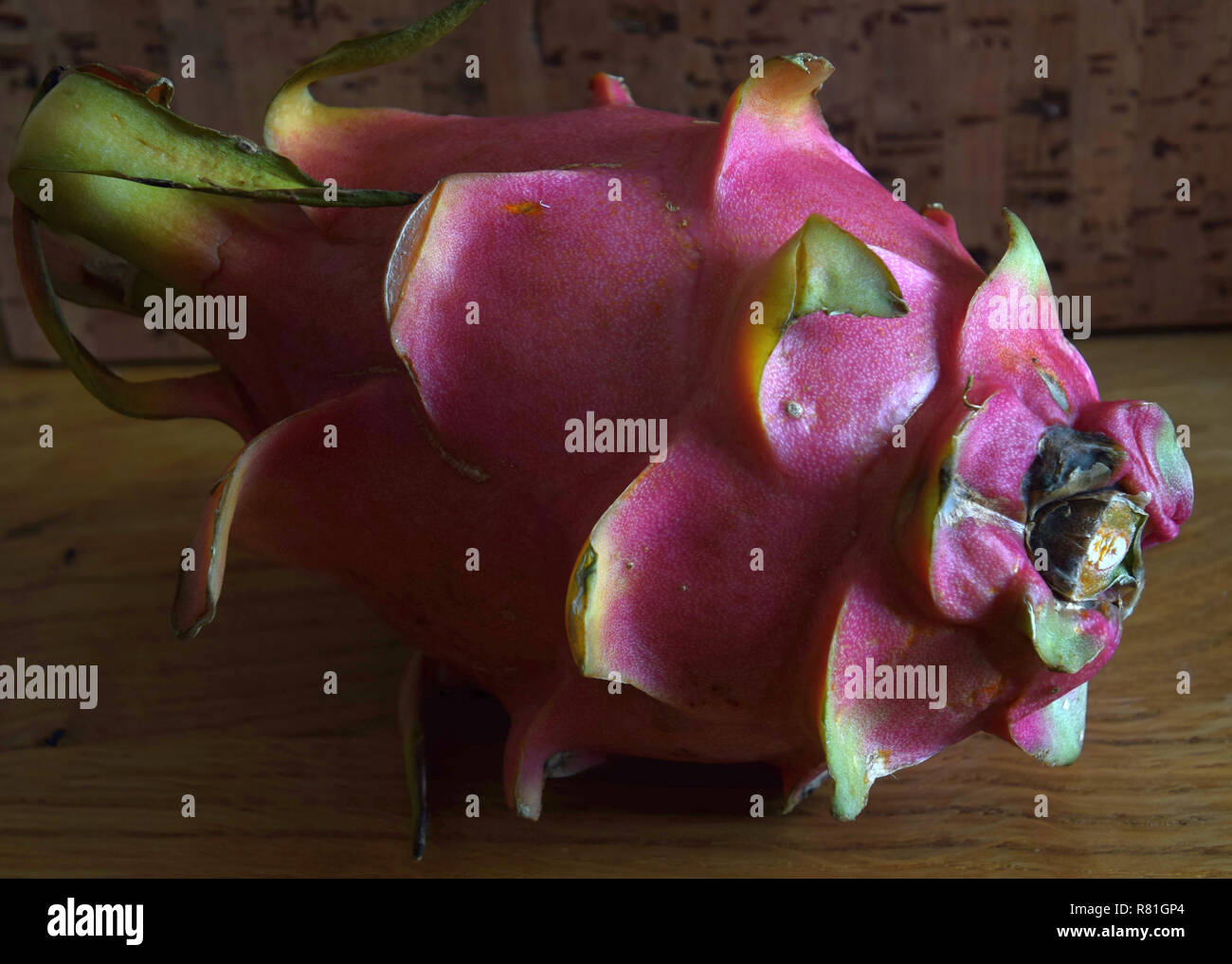 sweet pitaya fruit, pink-skinned ripe pitahaya fruit also called ...