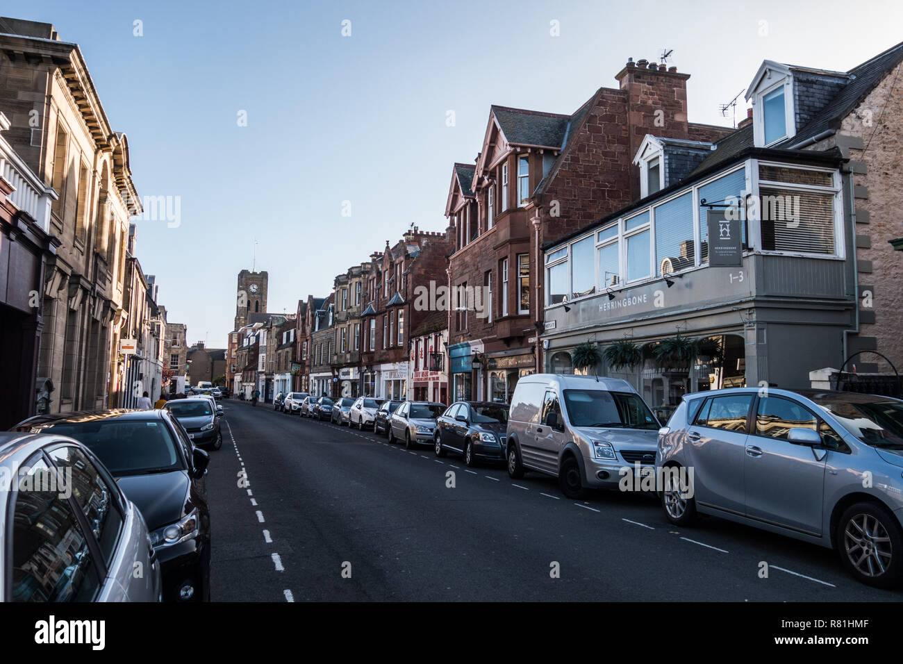 High Street North Berwick Scotland Stock Photo - Alamy