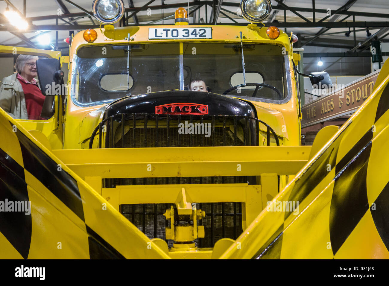 Mack Snowplough at Grampian transport Museum, Alford, Aberdeenshire ...