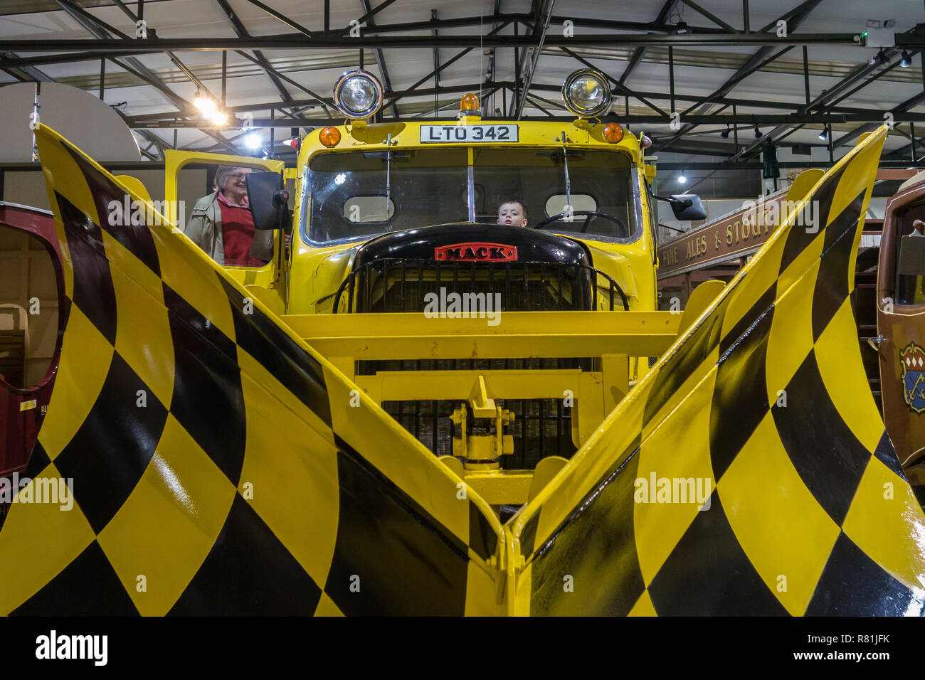 Mack Snowplough at Grampian transport Museum, Alford, Aberdeenshire ...