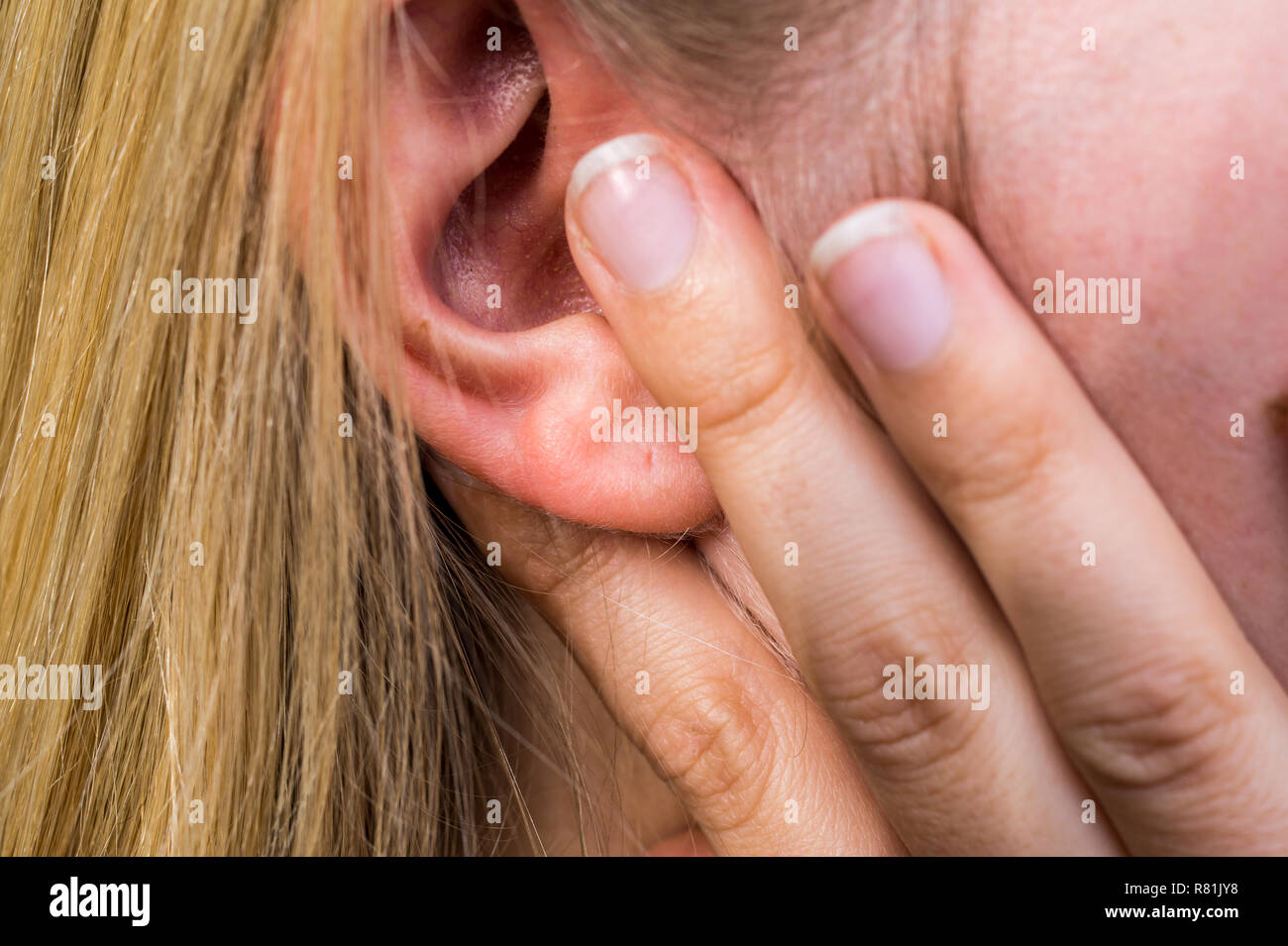 Middle ear infection hi-res stock photography and images - Alamy