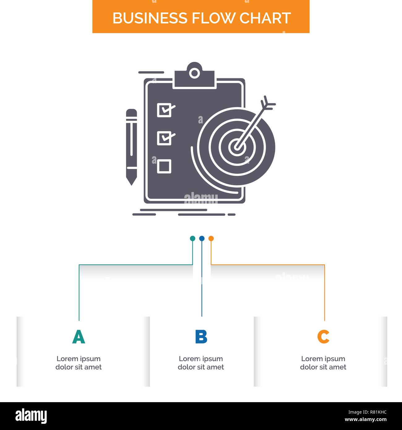 Business goals graphic presentation Stock Vector Images - Alamy