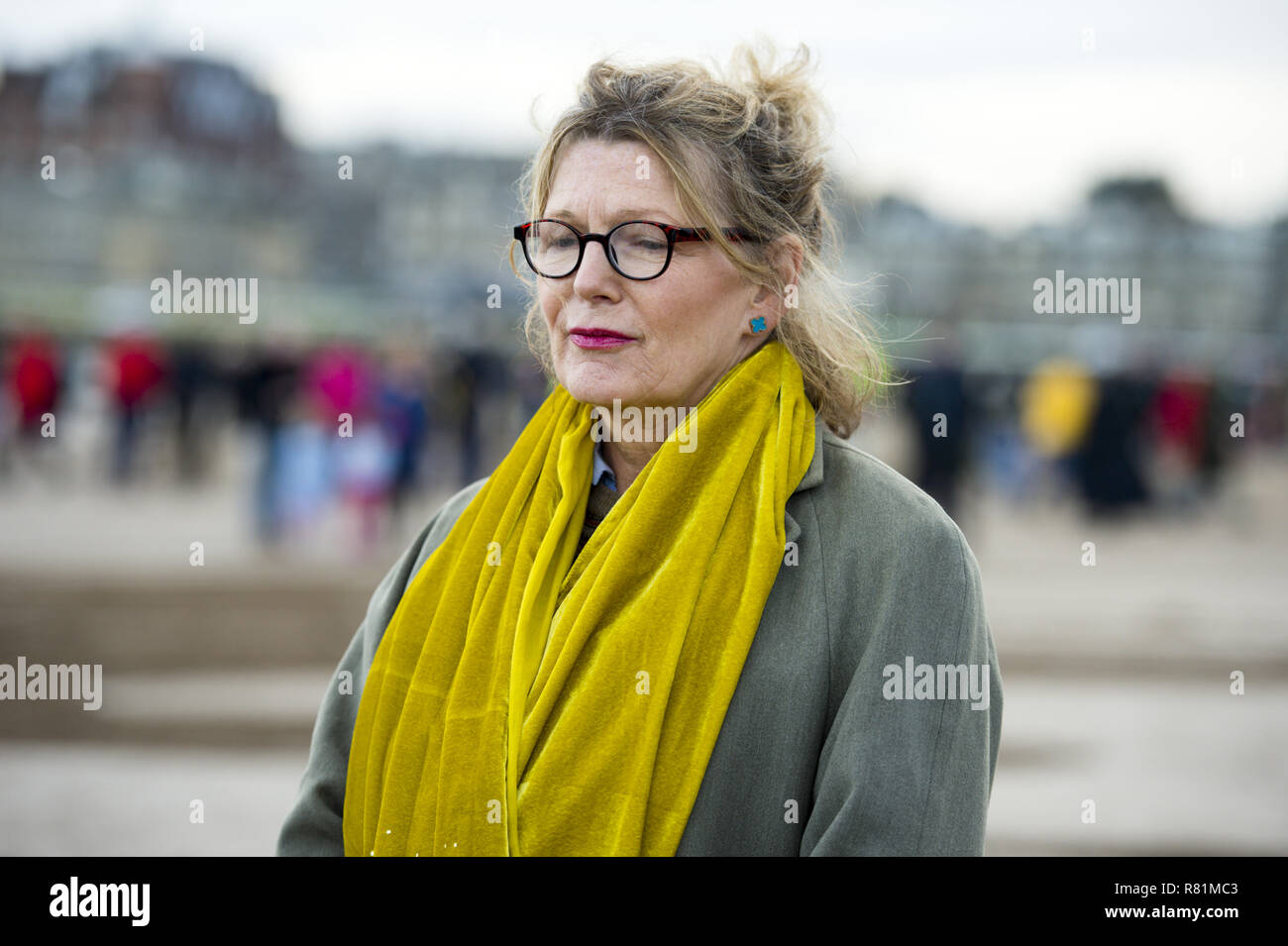 A two minute silence is observed for Armistice day at West Sands in St ...
