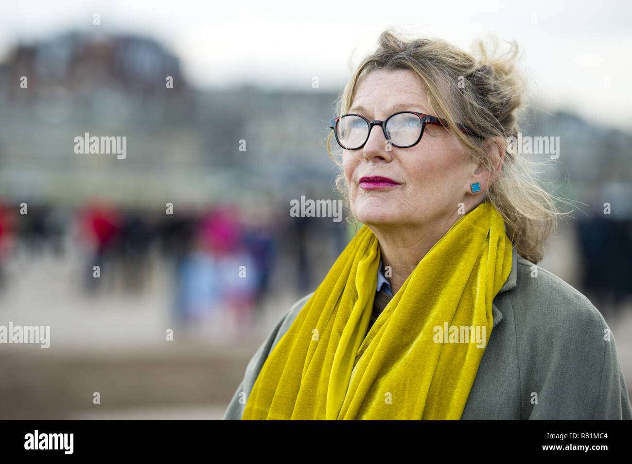 A two minute silence is observed for Armistice day at West Sands in St ...