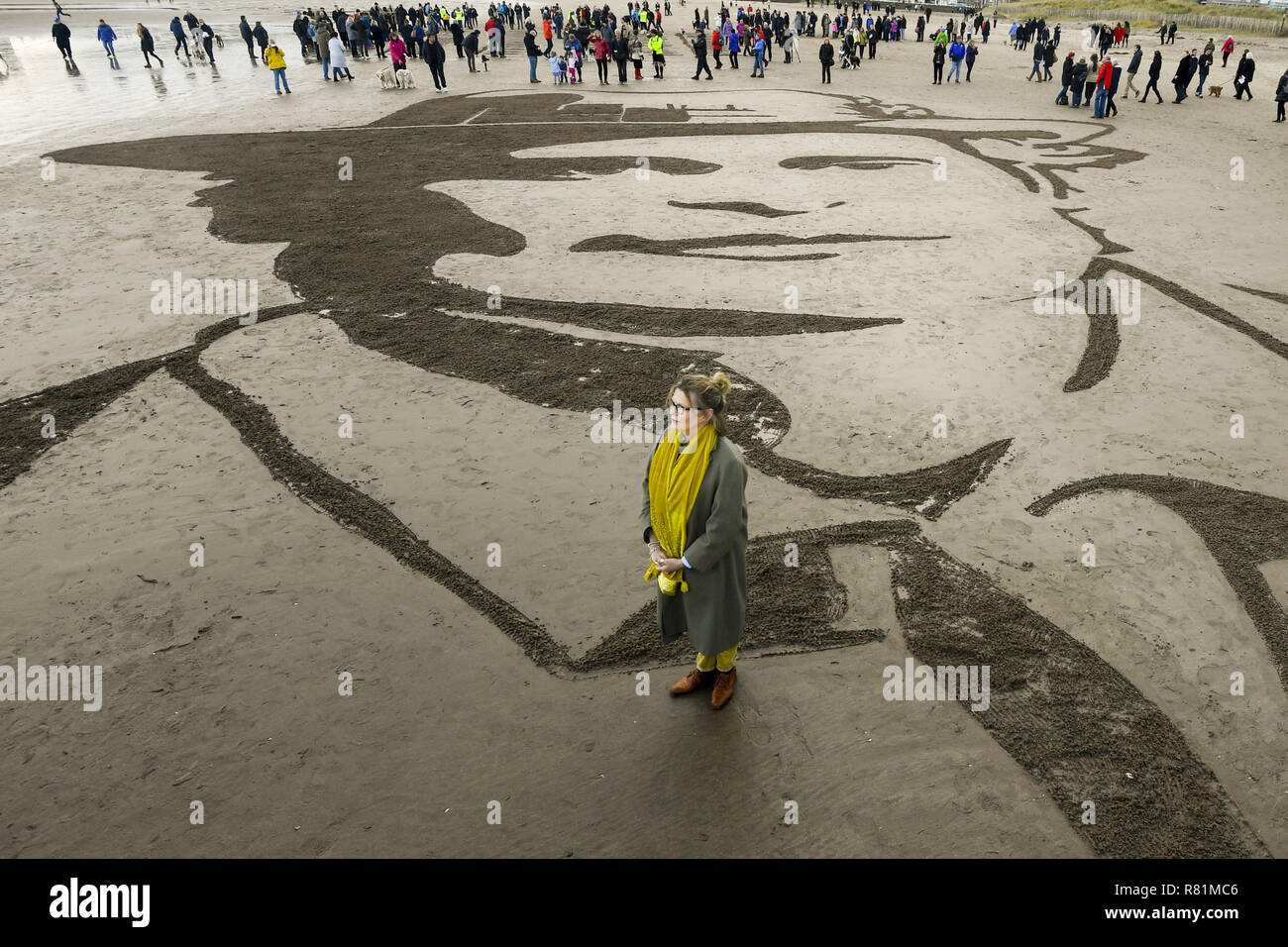 A two minute silence is observed for Armistice day at West Sands in St ...