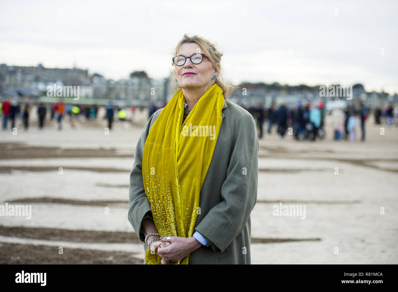 A two minute silence is observed for Armistice day at West Sands in St ...