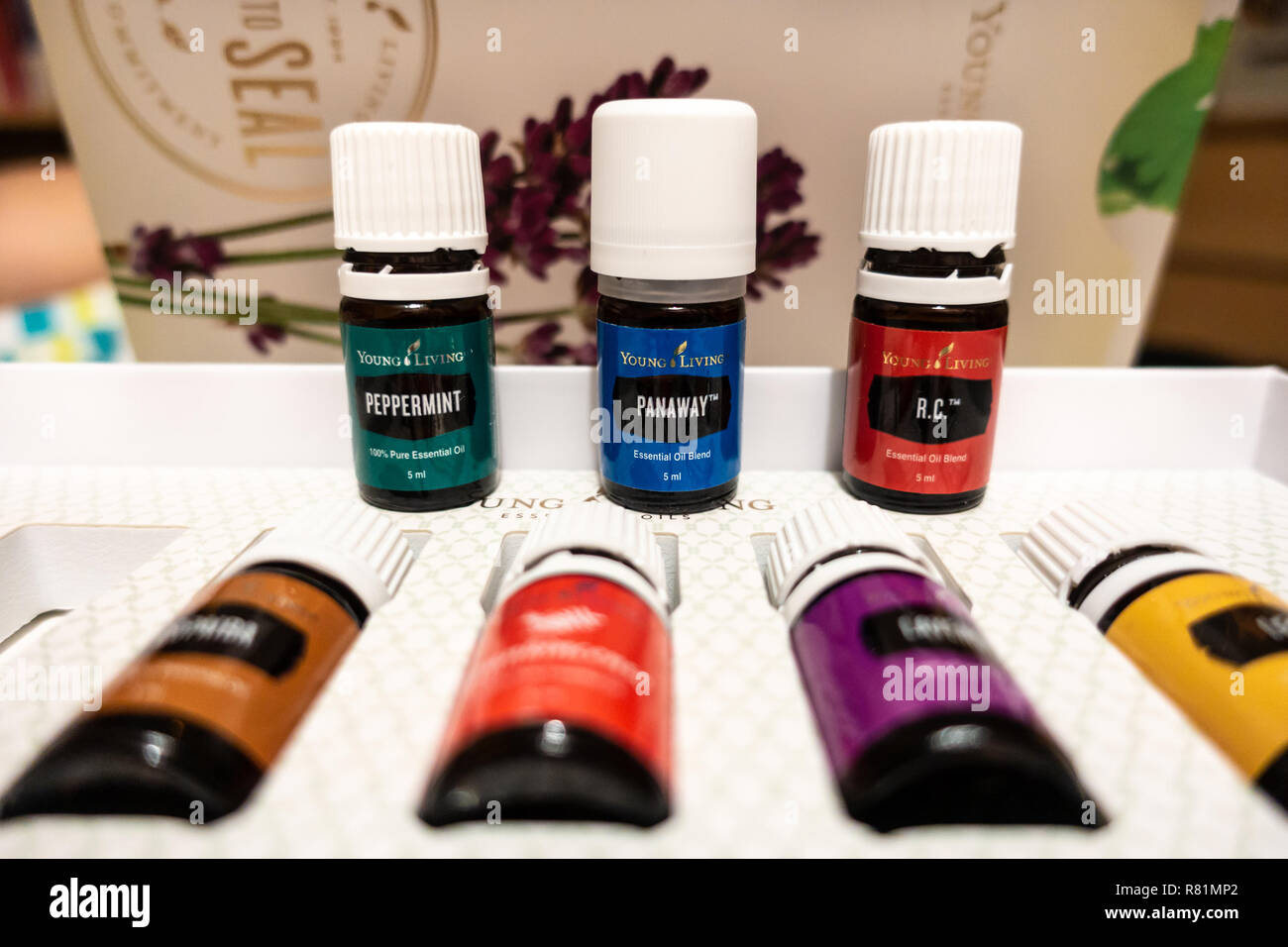 Selective focus essential oils hi-res stock photography and images - Alamy