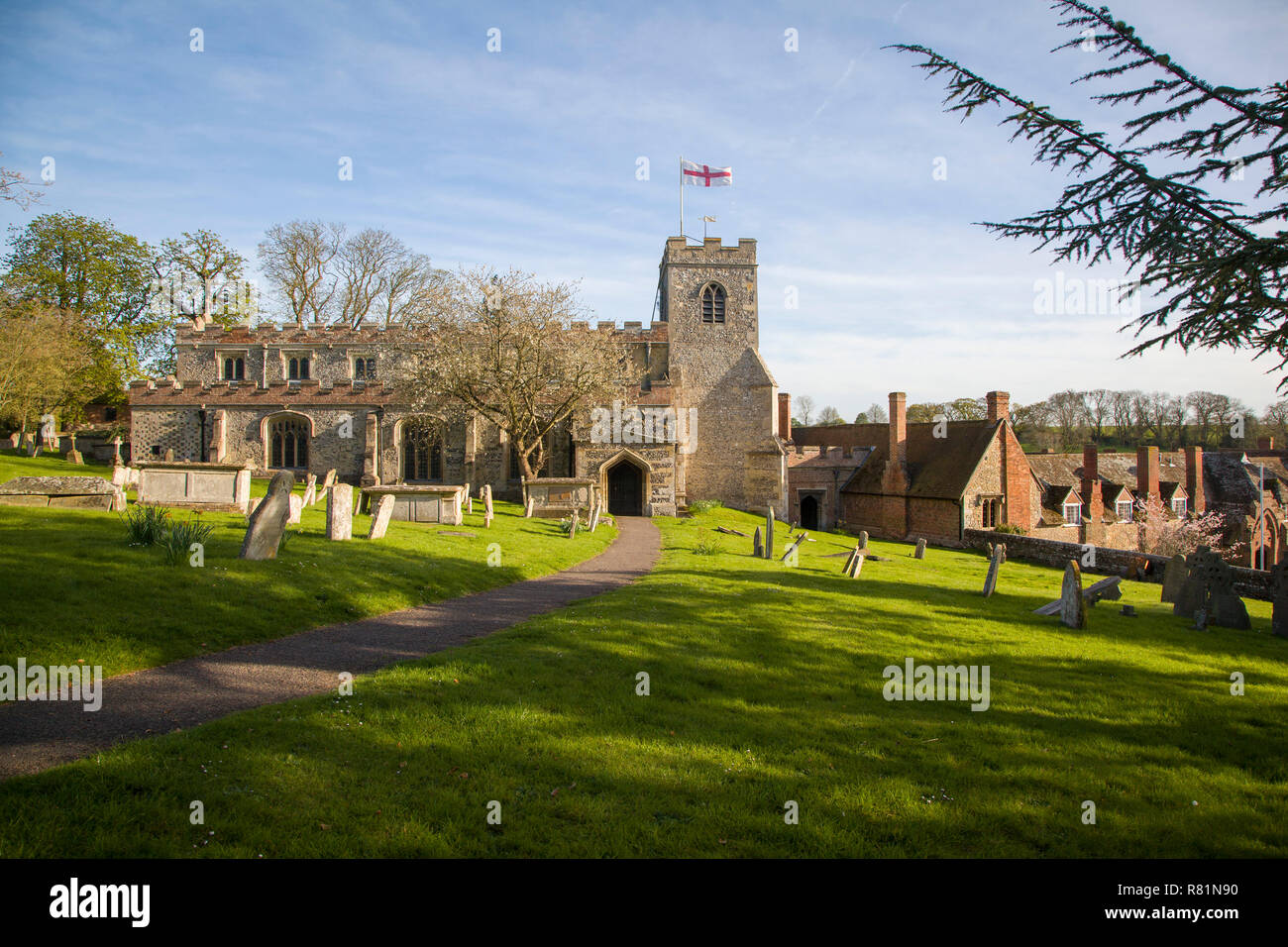 The Parish Church of St. Mary the Virgin and almshouses at Ewelme ...