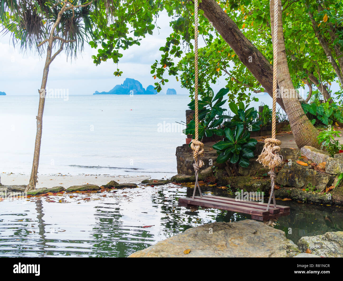 Swing above the water hi-res stock photography and images - Alamy