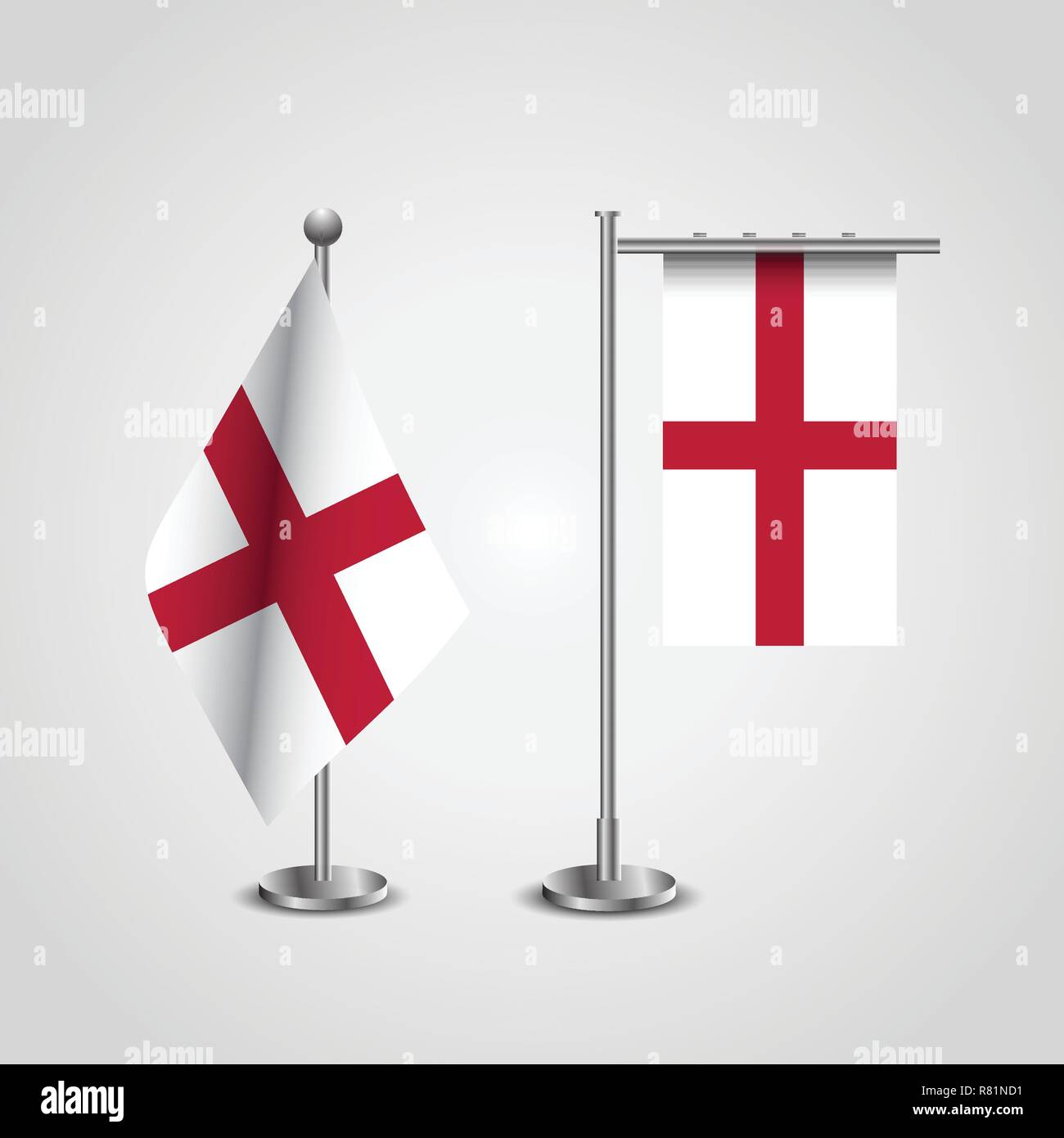 Union jack flag pole Stock Vector Images - Alamy