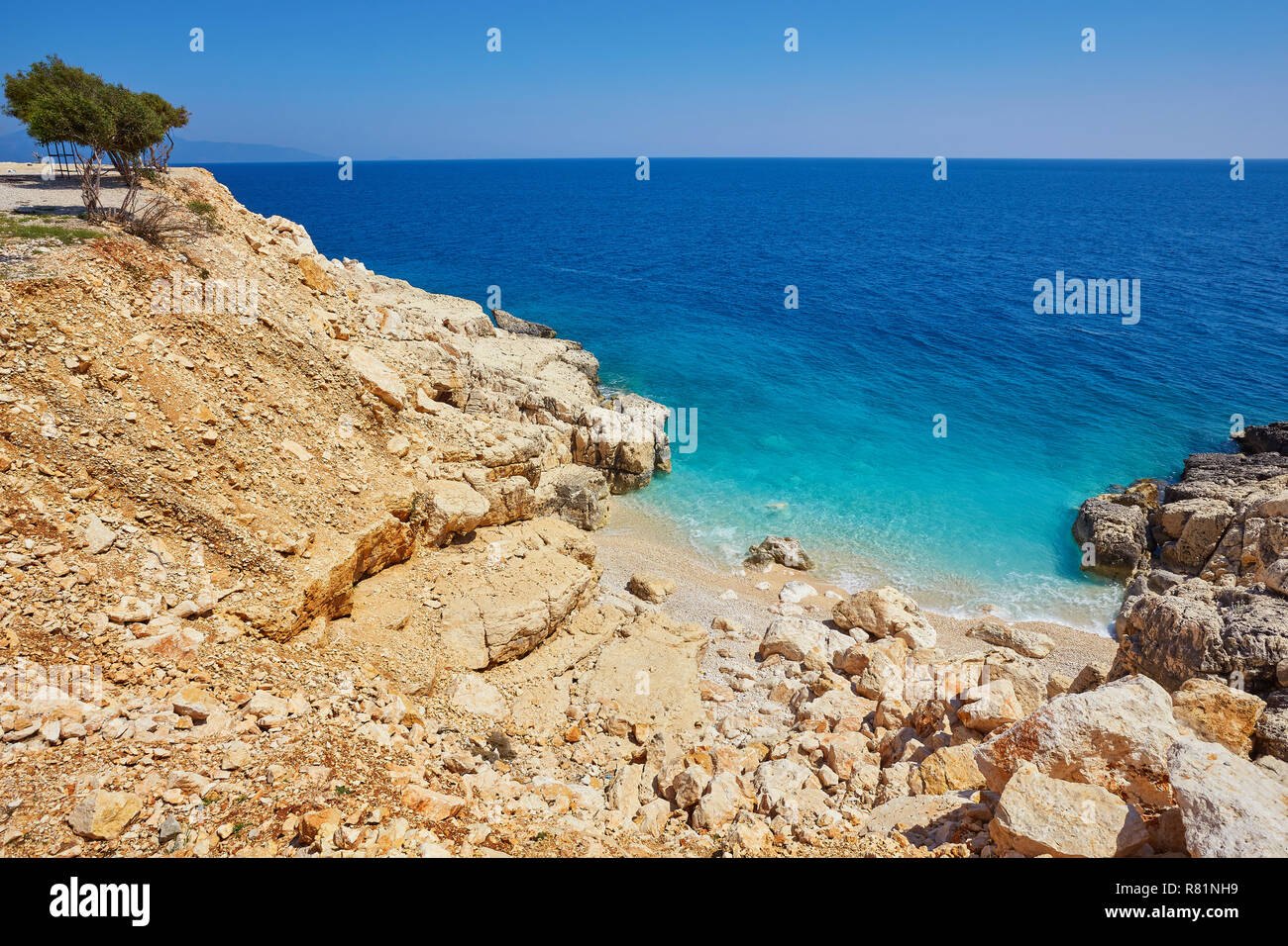 Sea beach in Turkey. Beautiful summer landscape Stock Photo - Alamy