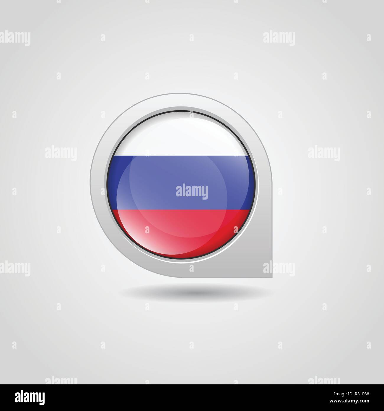 Russia flag map Stock Vector Images - Alamy