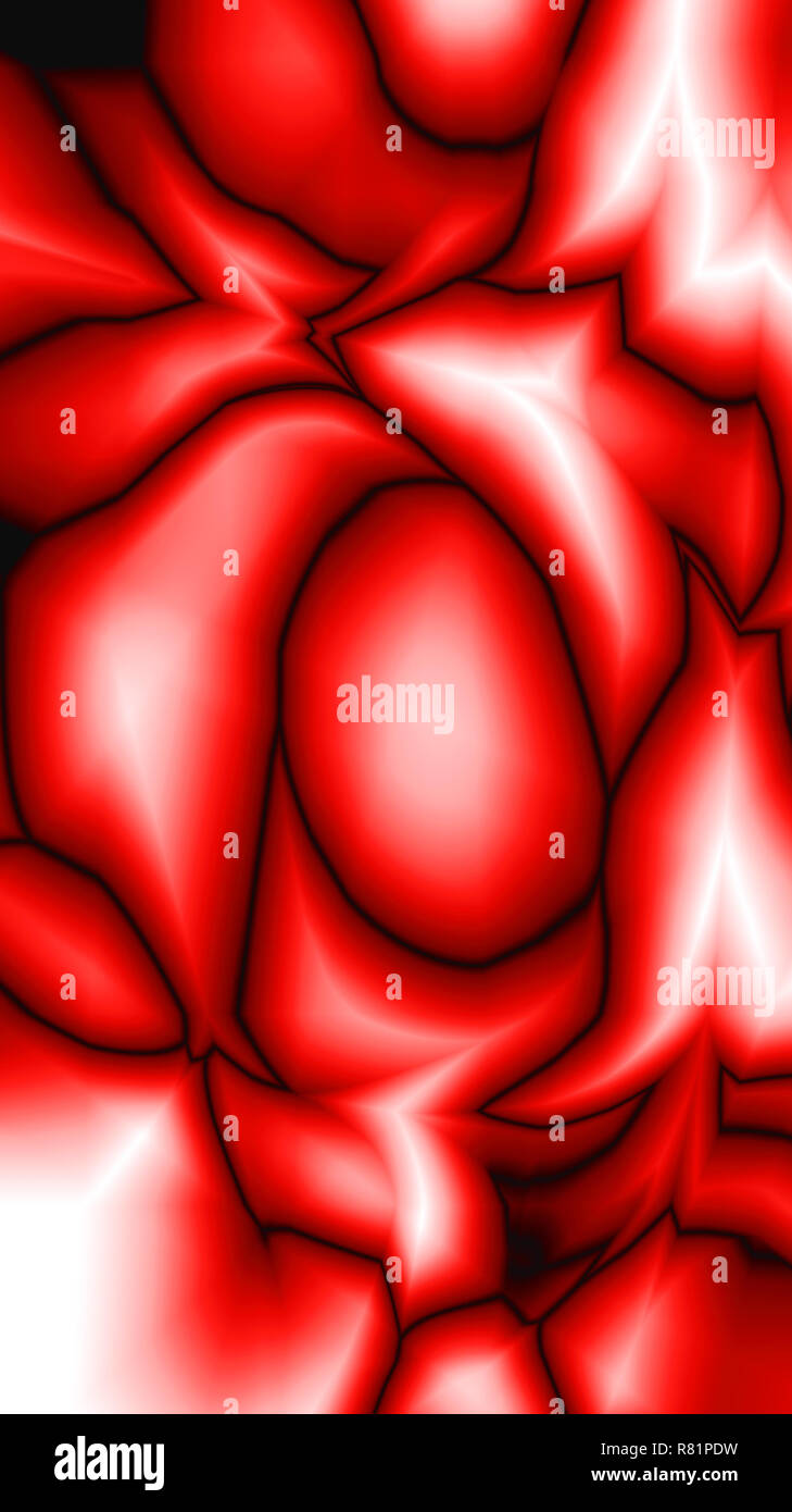 Red mars planet in the space abstract art background. Abstract art ...