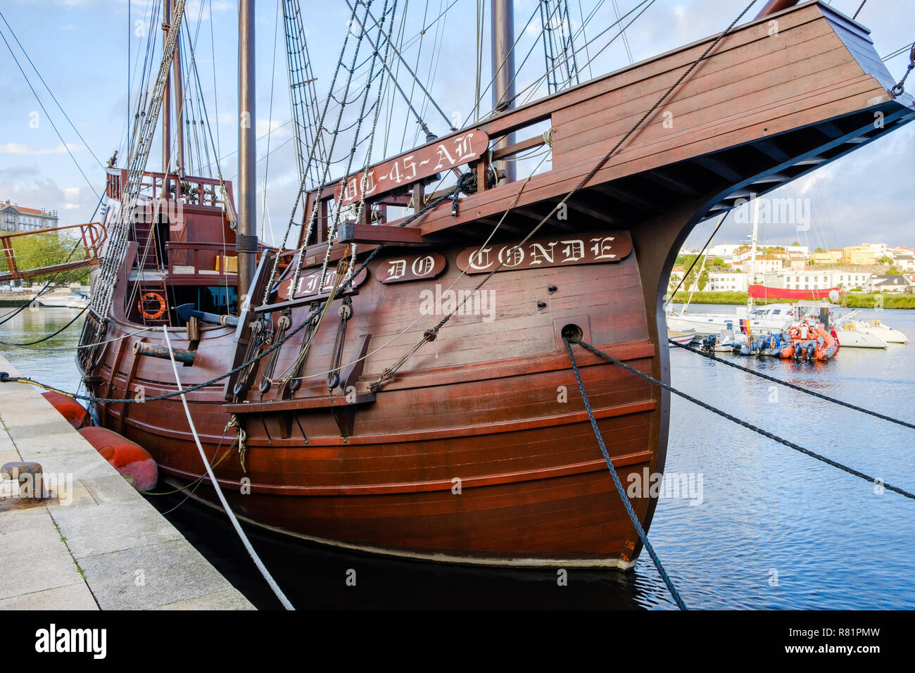 Vila do Conde, Portugal - June 01, 2018 : Sunny day by the the ...