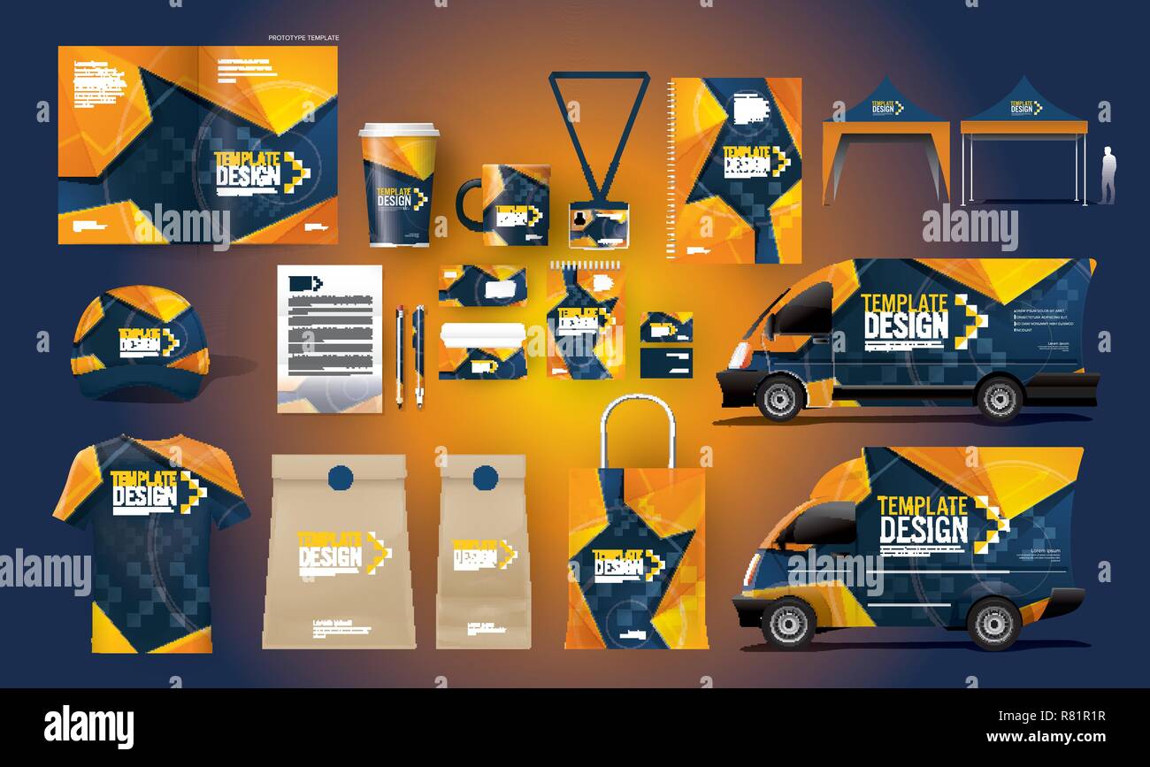 Complete Corporate Identity Package Stock Vector Image & Art - Alamy